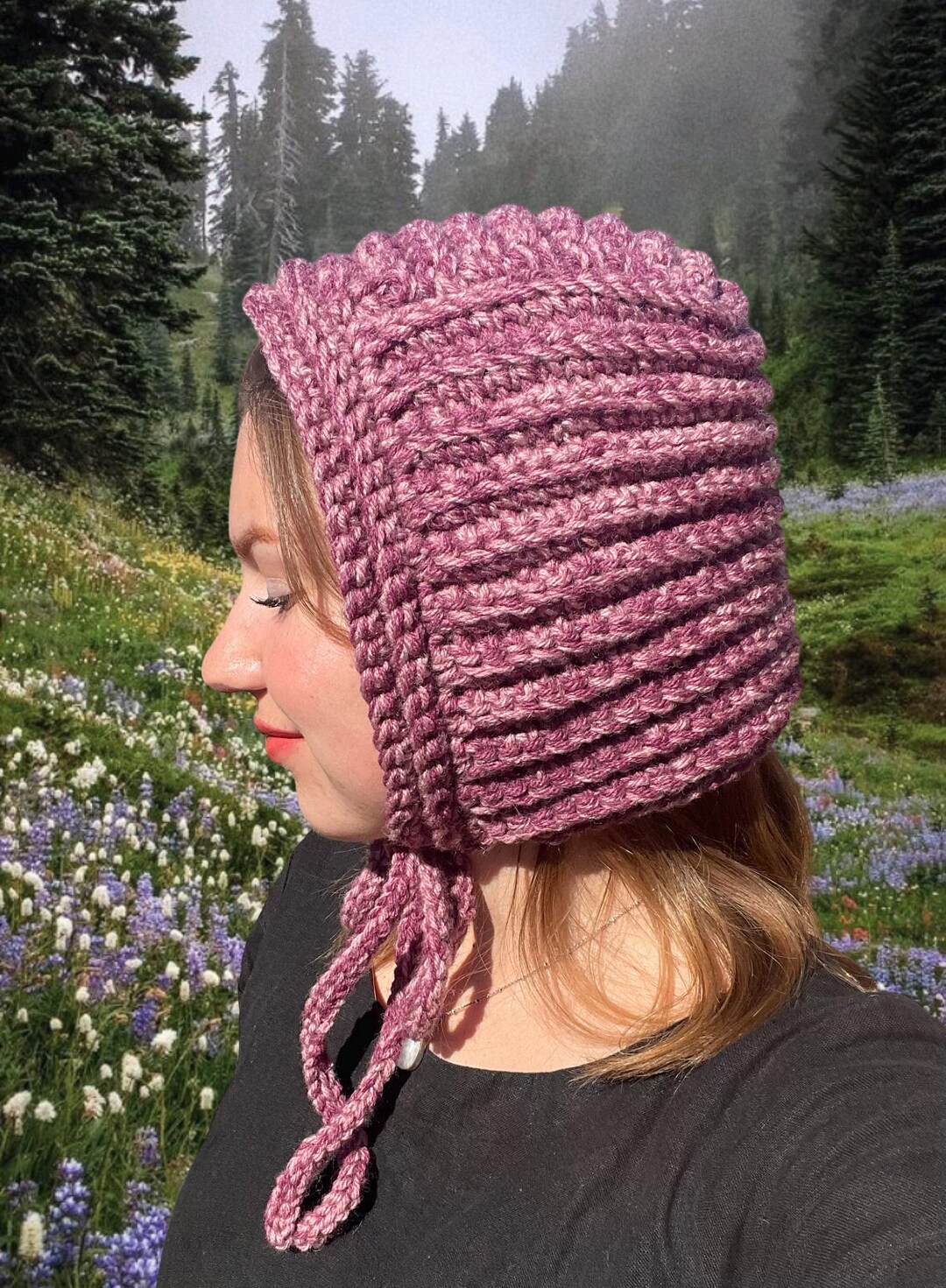 The Gale Bonnet • Made to Order Hat • Crochet Beanie • Cold Weather Hat ...