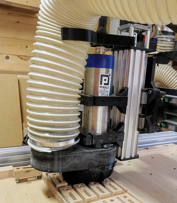 CNC Z Axis Dust Hose Mount for 4 Dust Hose NEMA23 Lead - Etsy