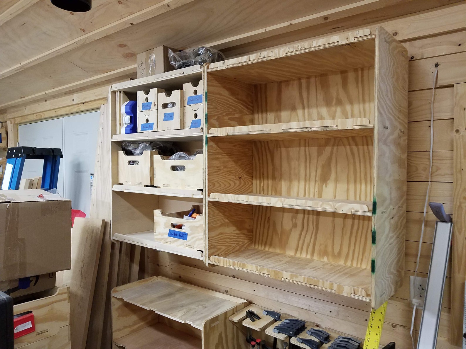 4-shelf Flatpack Storage Unit Design Files Download Now - Etsy