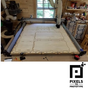 4-shelf Flatpack Storage Unit Design Files Download Now Pixels to ...