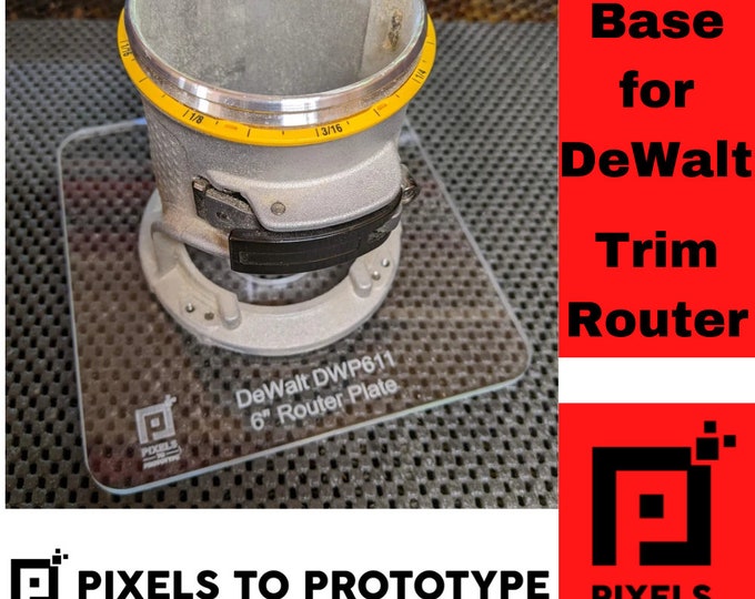 Dewalt 611 Router Base Plate - Etsy