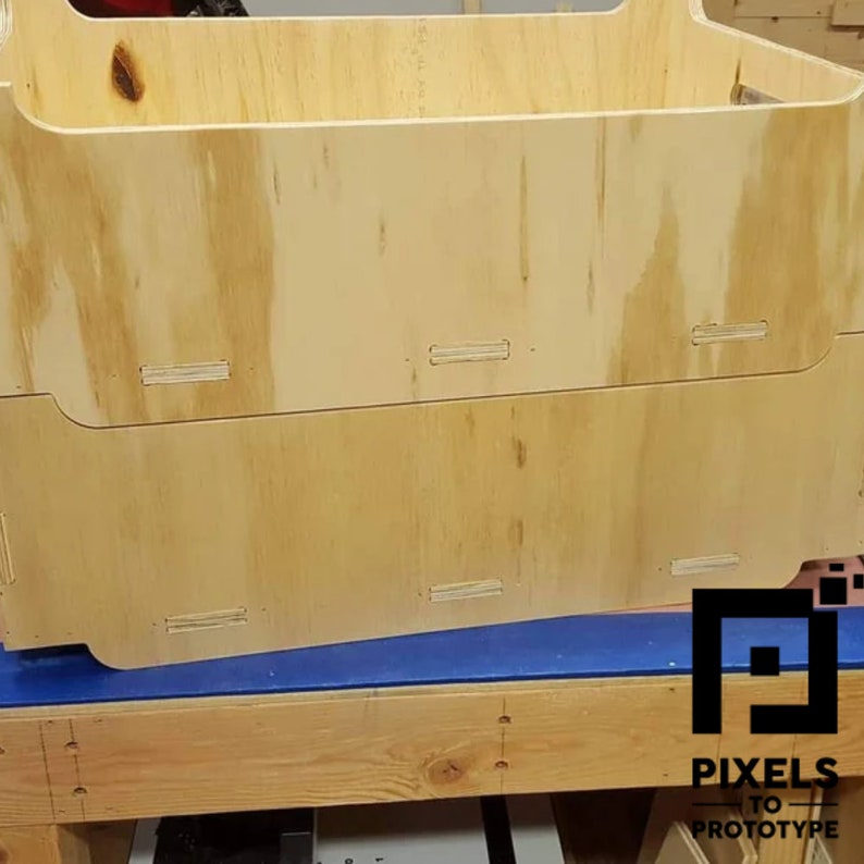 Stackable Crate 3 Sizes Design Files for CNC .f3d .step - Etsy UK