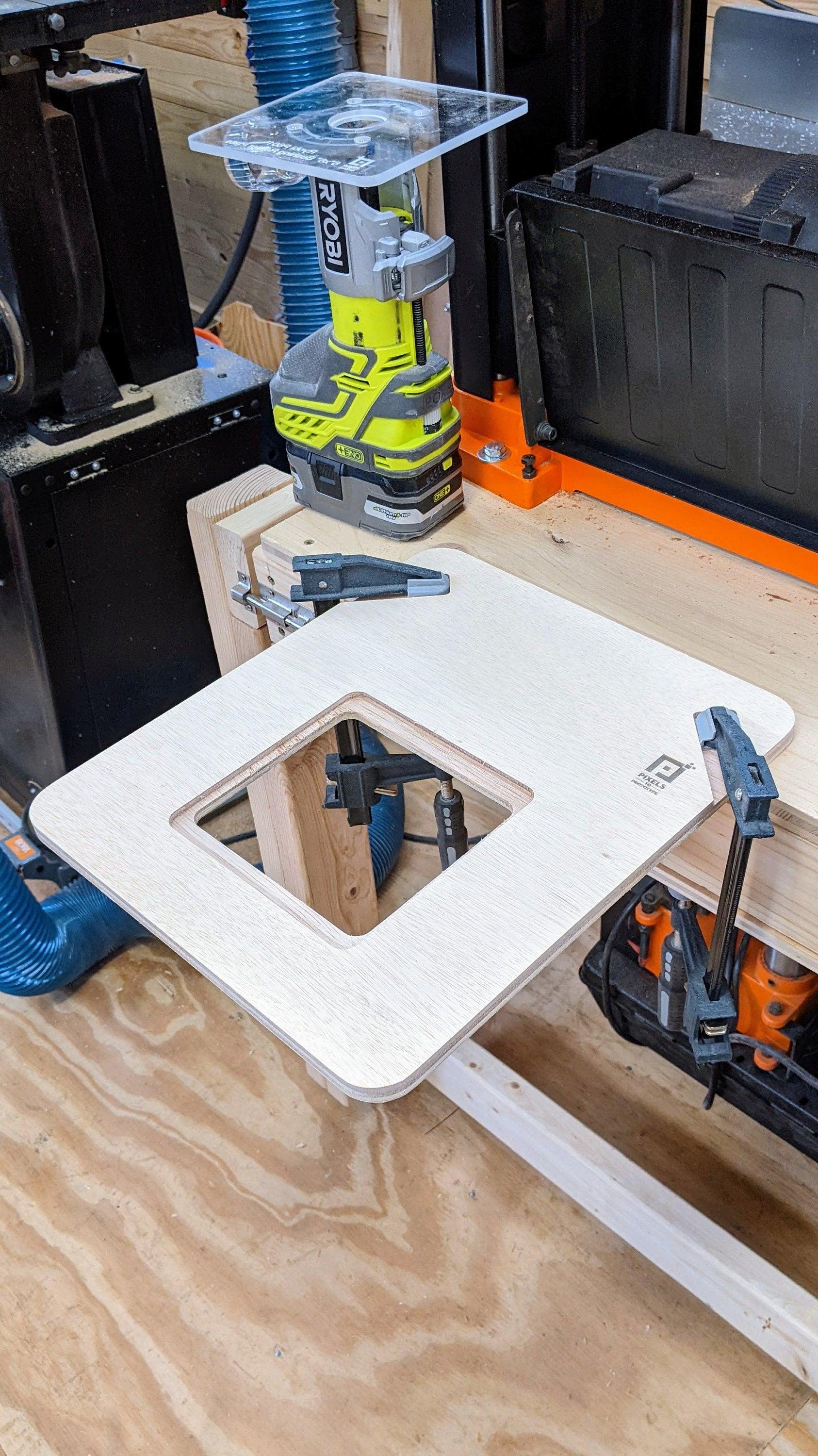 Quick Mount Router Base! Fits 6" Pixels to Prototype Router Plates! - Etsy
