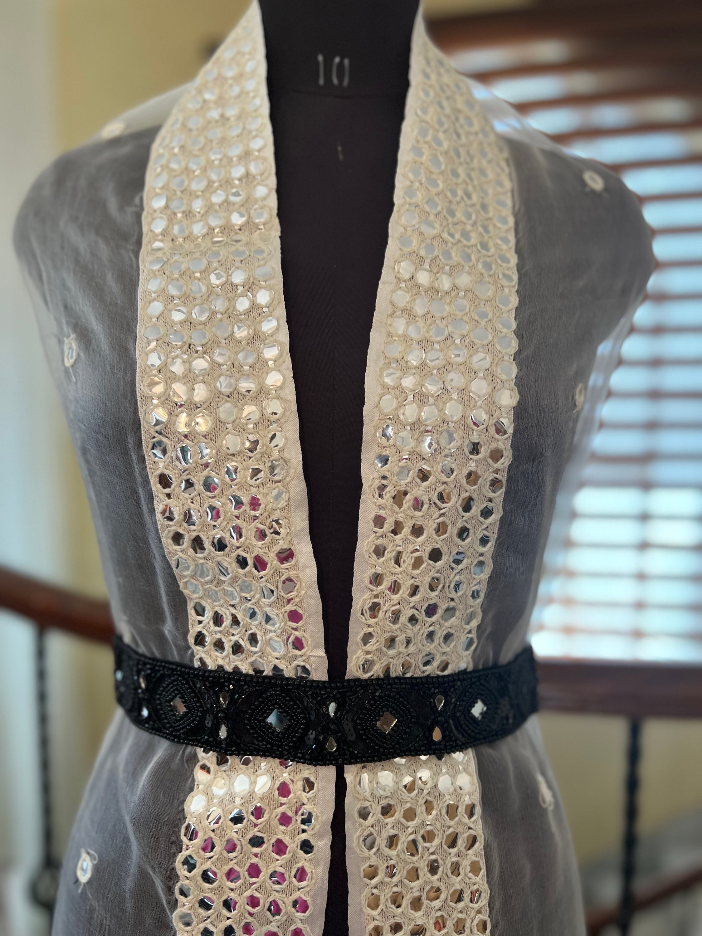 Traditional Indian Mirror work Waist Belt Waist Belt Cloth Hip Belt Hip ...