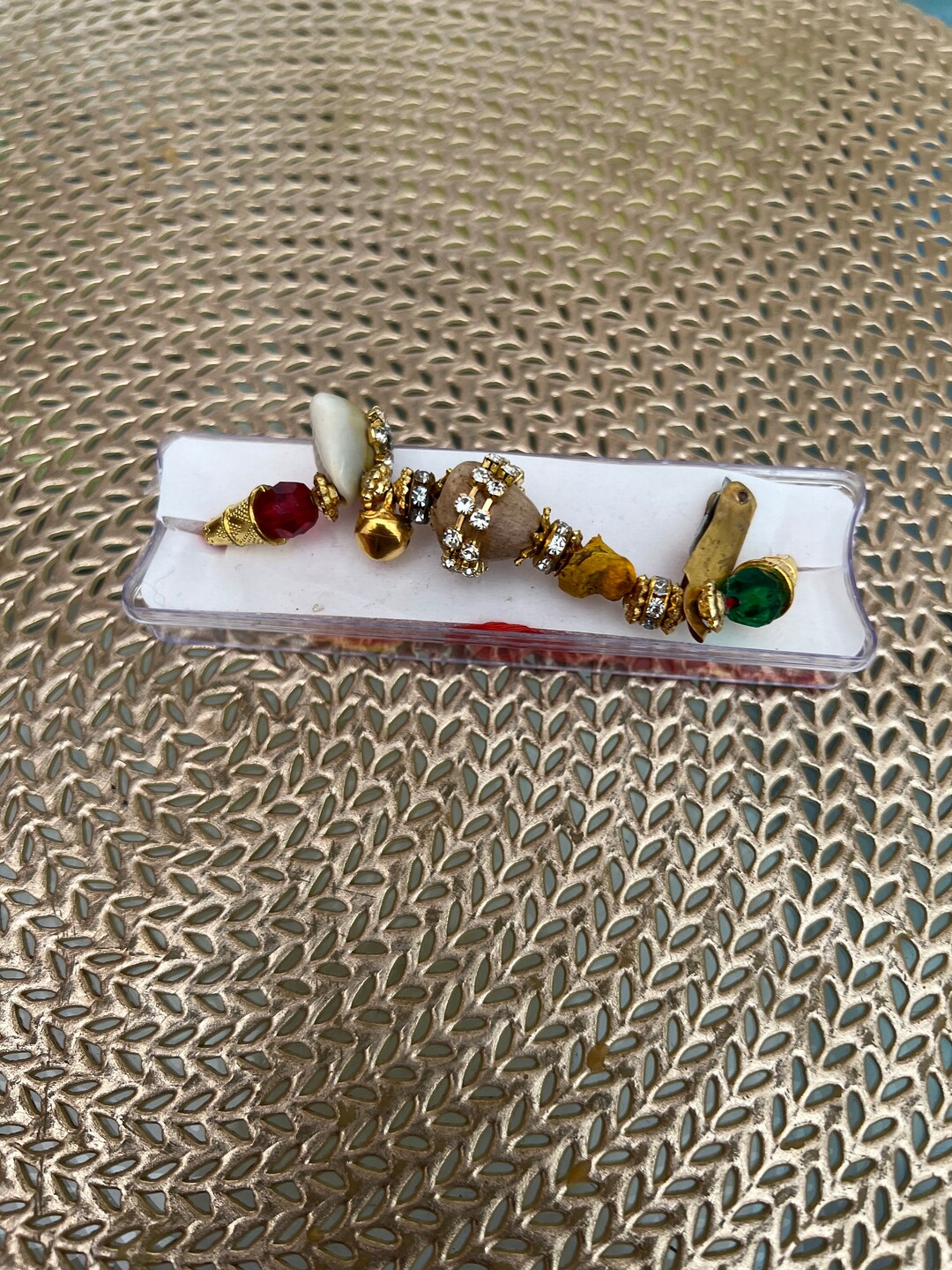 Golden Shell Kangna (gana) for Groom and Bridal Shagun Ritual - Etsy