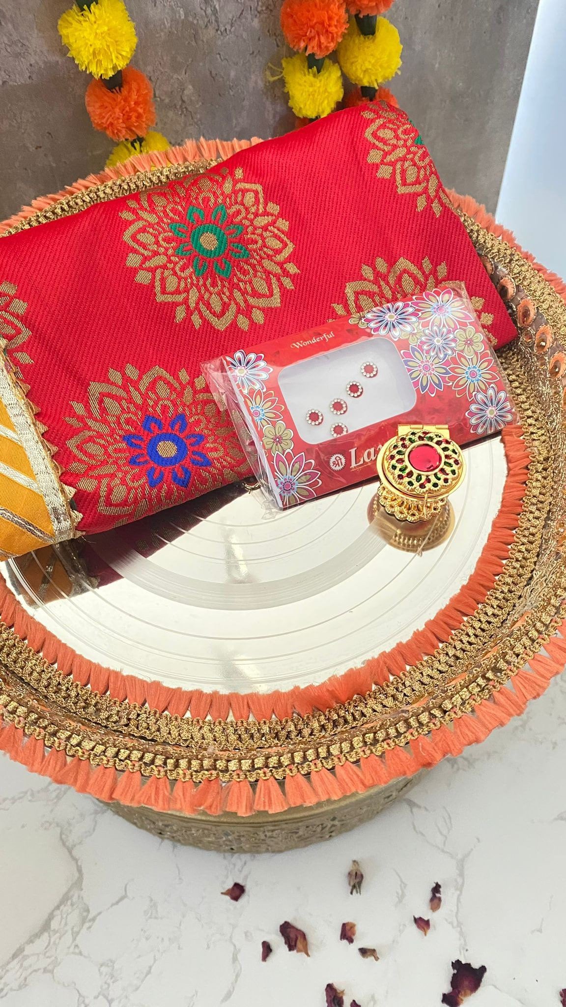 Handcrafted Decorative Pooja Thali// Shagun Thali - Etsy