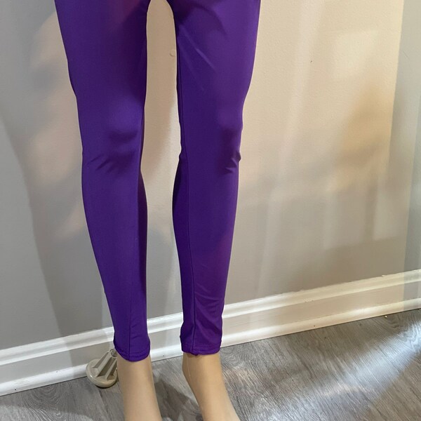 Purple Leggings - Etsy