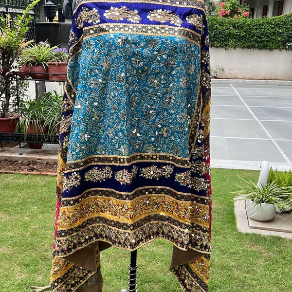 Pakistani Dupatta Multicolored - Etsy