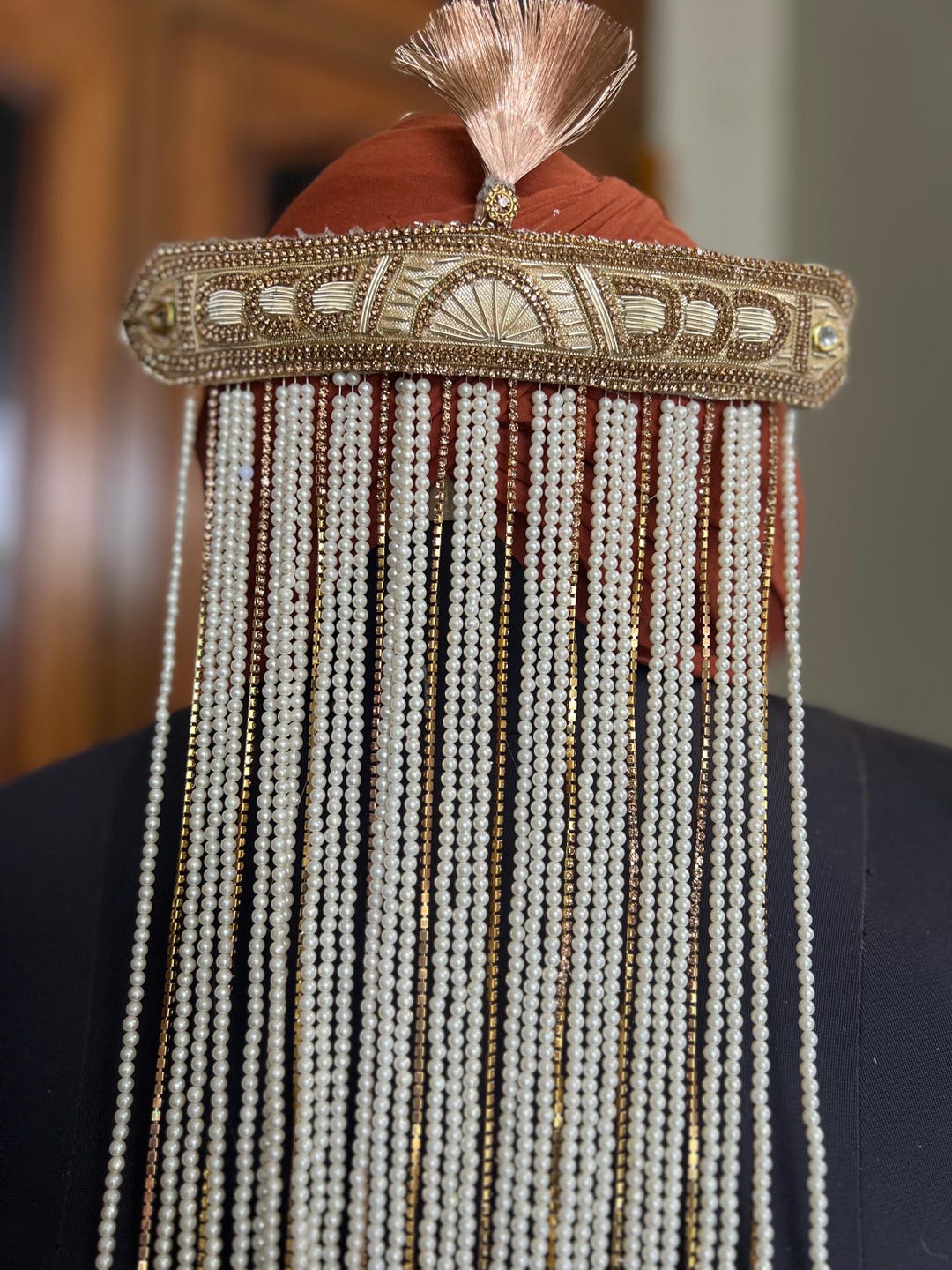 Sehra | Mens Kalgi | Indian Headpiece | Turban | Sehra | Indian Groom ...