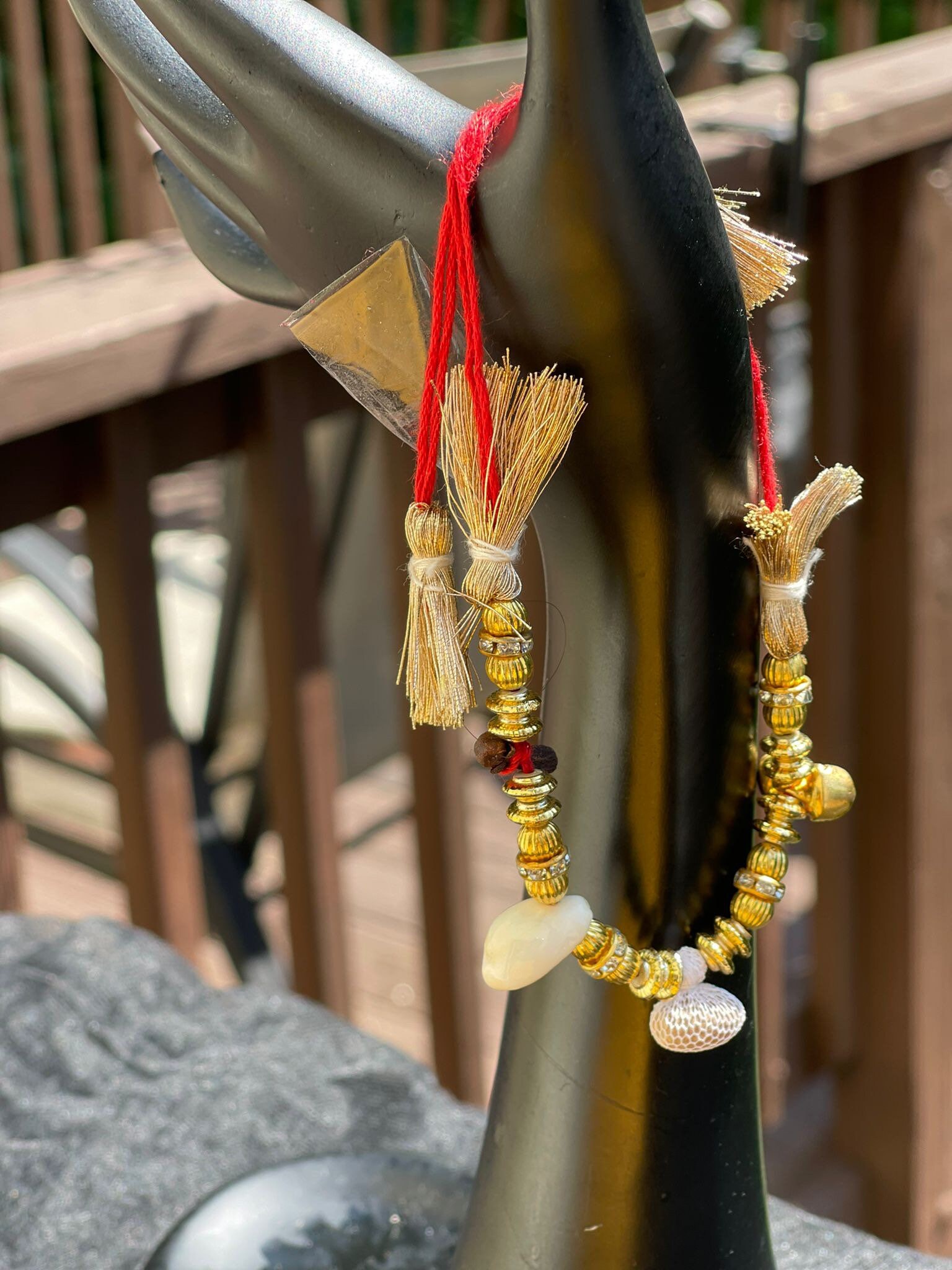 Golden Shell Kangna (gana) for Groom and Bridal Shagun Ritual - Etsy