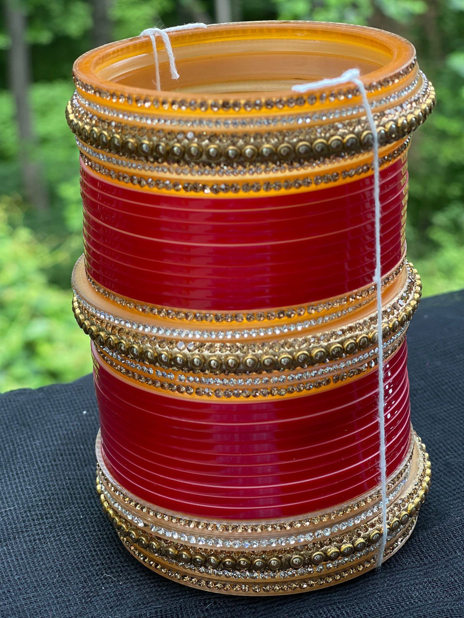 Red Bridal Chuda Bangles Set Wedding Jewelry - Etsy