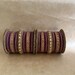 Wine Color Bangles With Embellishments(set of Two Hand ) - Etsy