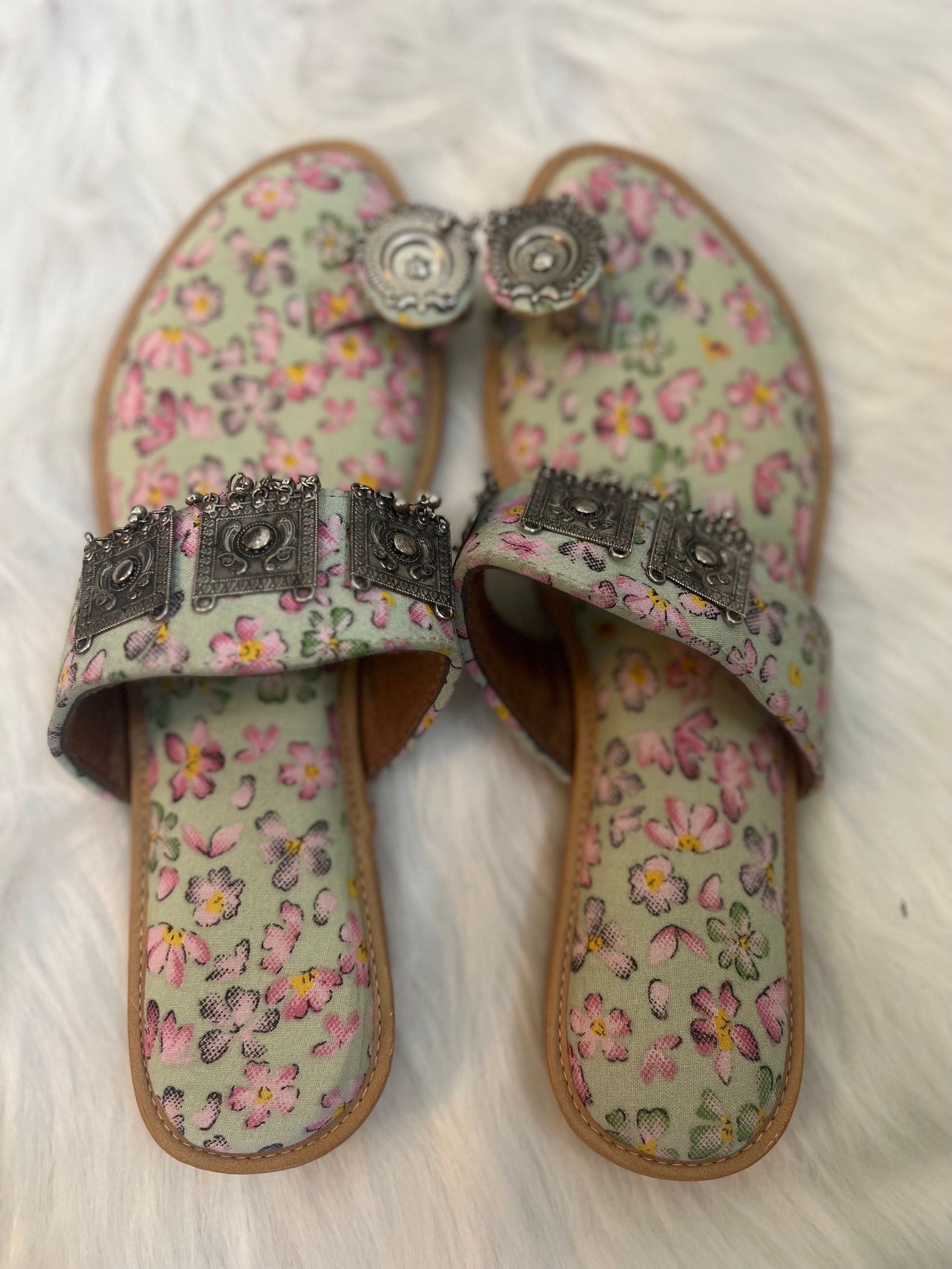 Indian Women Handmade Sandals, Slippers for Women, Indian Flat Sandals ...