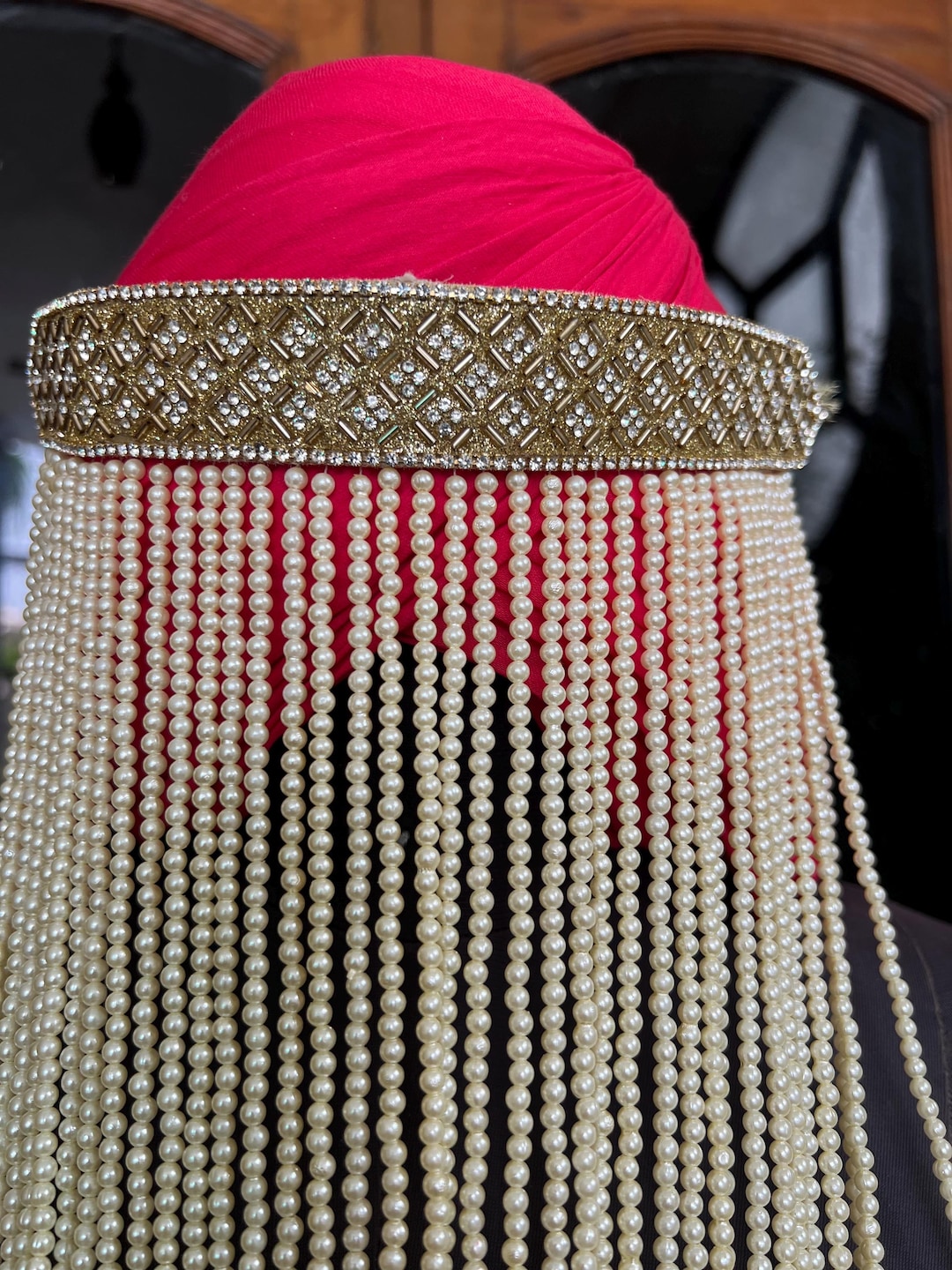 Sehra Mens Kalgi Indian Headpiece Turban Sehra Indian Groom Maharaja ...