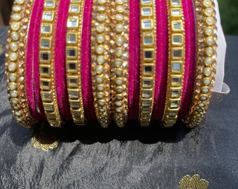 Hot Pink Bangles - Etsy