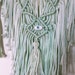 Blue Macrame Wall Hanging - Etsy