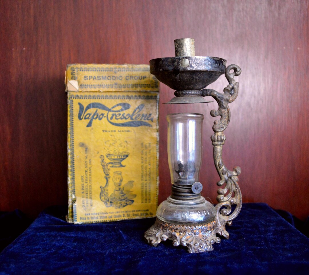 Antique Vapo Cresolene Lamp - Etsy