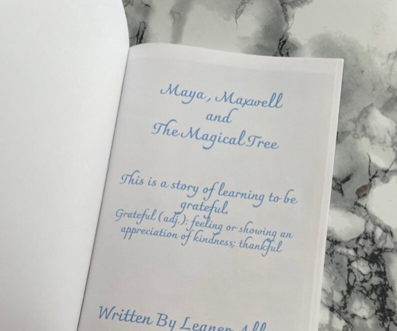 Maya, Maxwell and the Magical Tree - Etsy