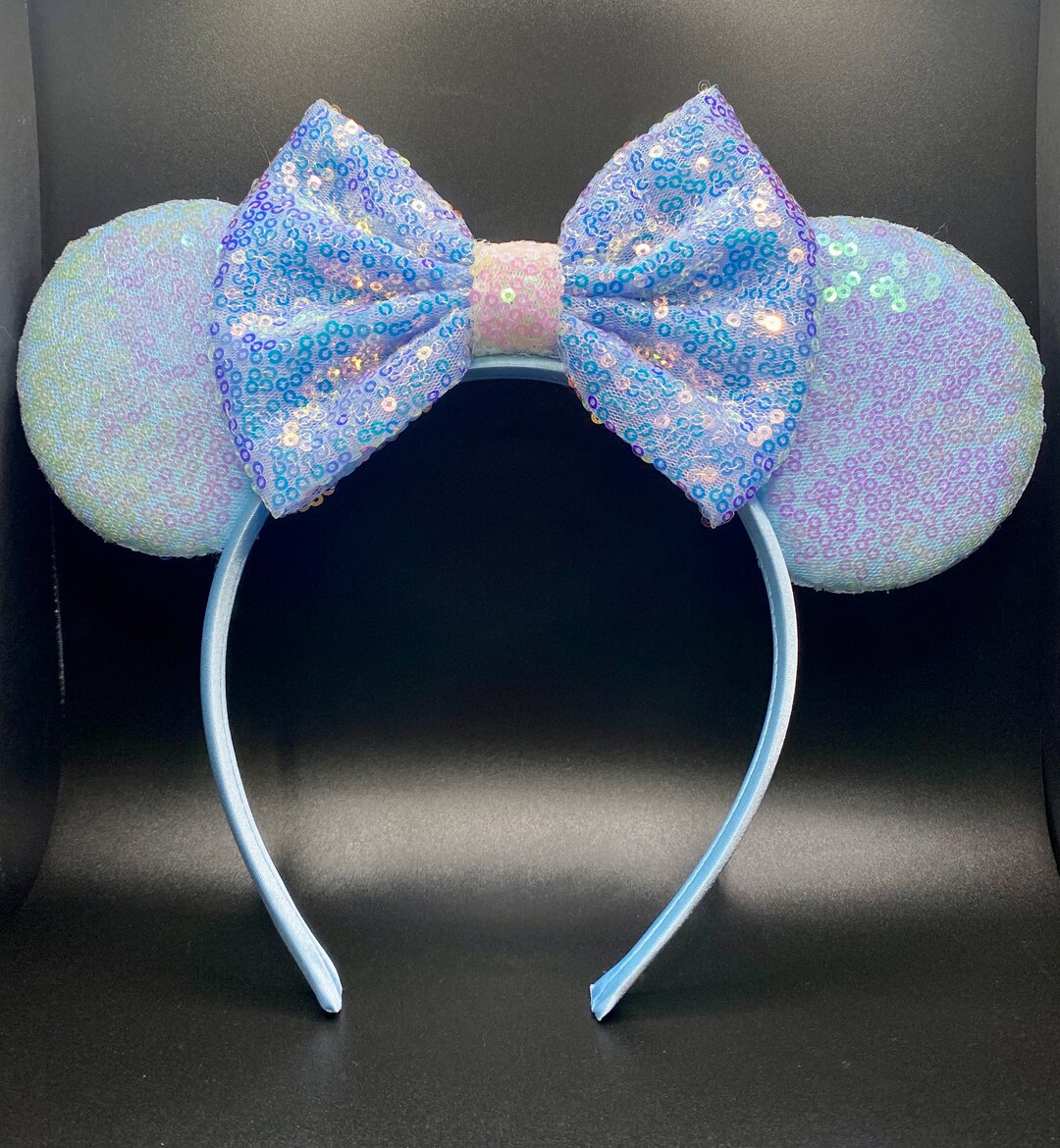 Cinderella Minnie Mouse Ears , Blue Mickey Mouse Ears, Princess Ears ...