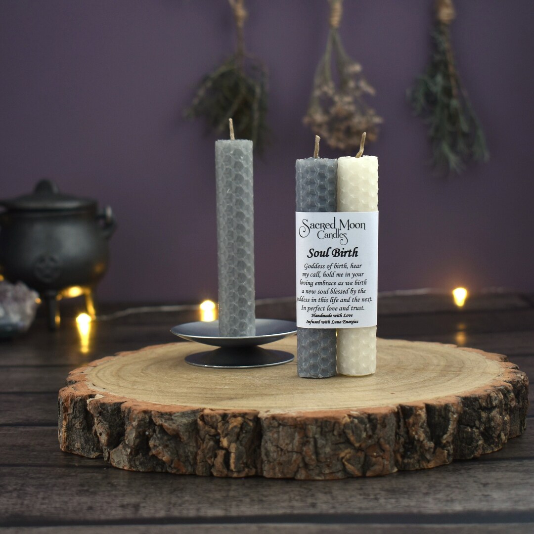 Soul Birth Ritual Candles, Spiritual Mum to Be Gift, Doula Supplies ...