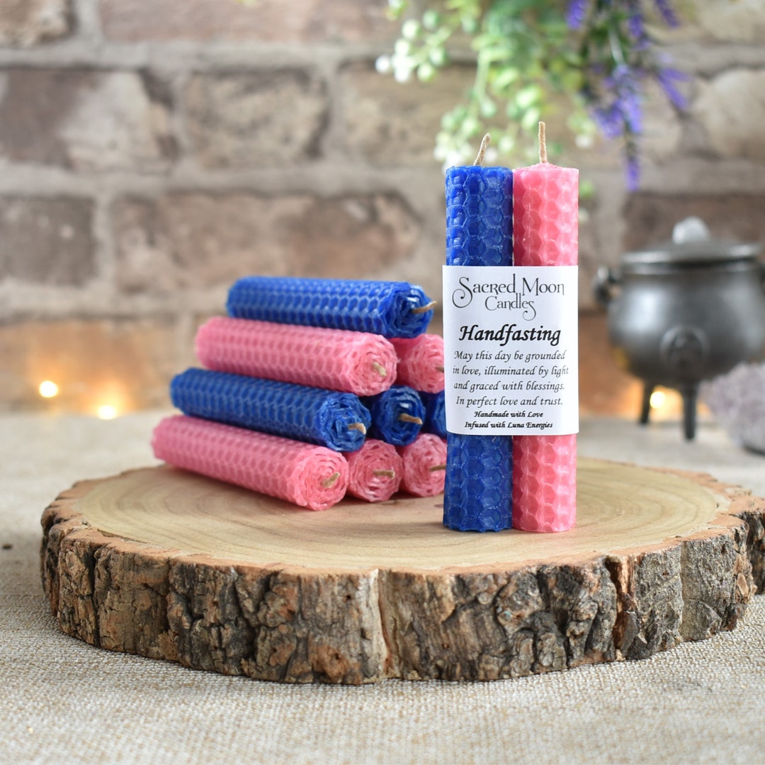 Handfasting Ceremony Ritual Spell Candles Witchcraft Pagan - Etsy UK