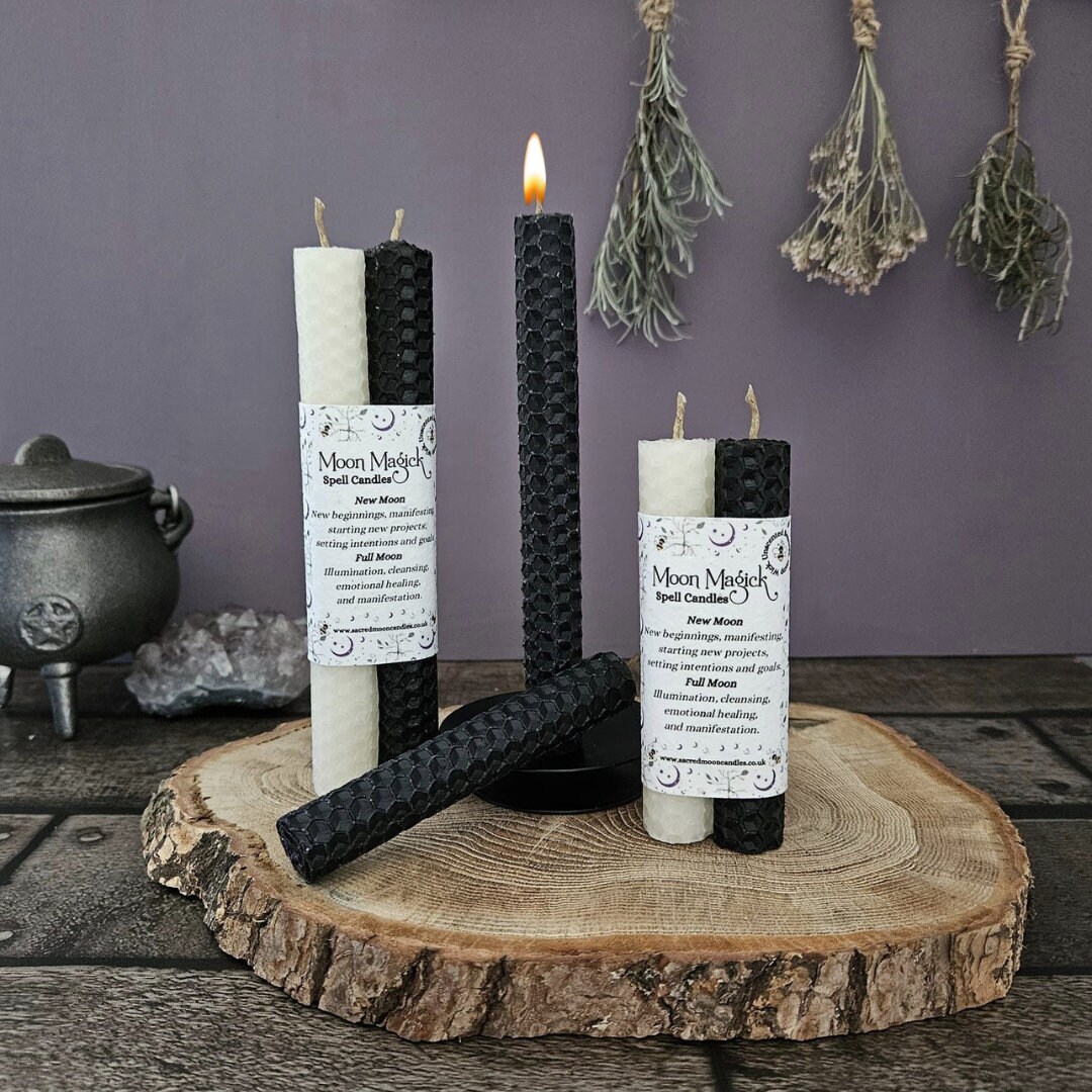 Jinx Removal Candle 7 Day Plain Black Candle For Separation, Spell ...
