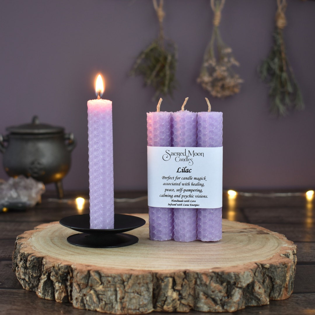 Lilac Spell Candles, Witchcraft Supplies, Wiccan and Pagan Rituals ...
