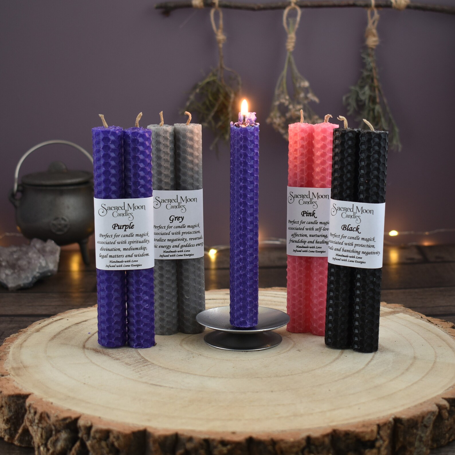 Beeswax Spell Candles: Witchcraft Rituals, Wiccan and Pagan Gifts, Wax ...