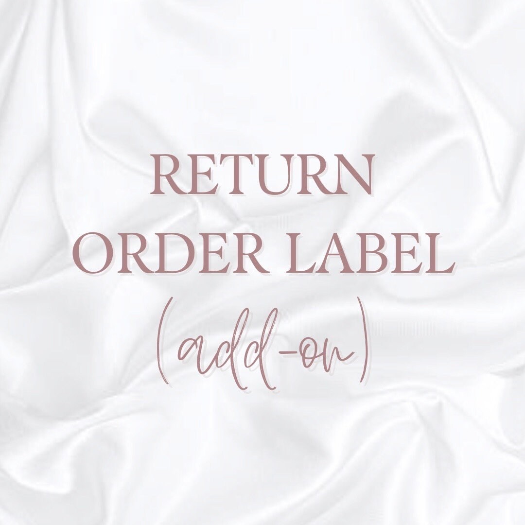 Return Label - Etsy