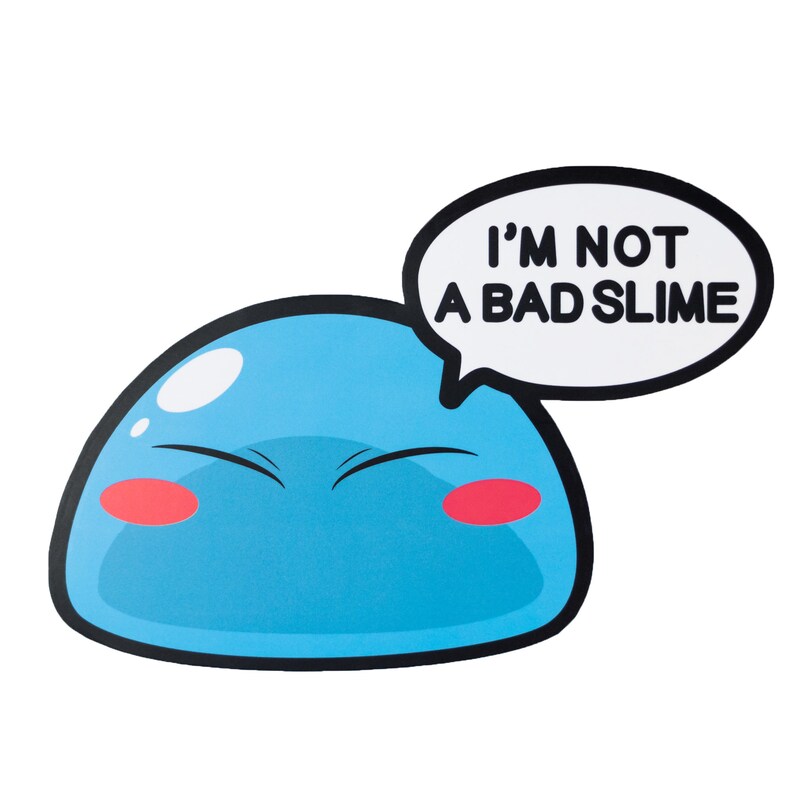 Slime Laptop Sticker Anime Decal Vinyl Decal Waterproof Sticker Anime ...