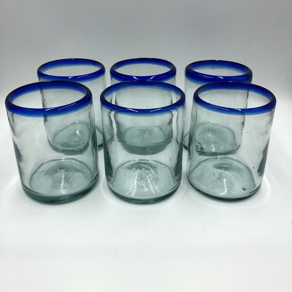 Cobalt Blue Margarita Glass - Etsy