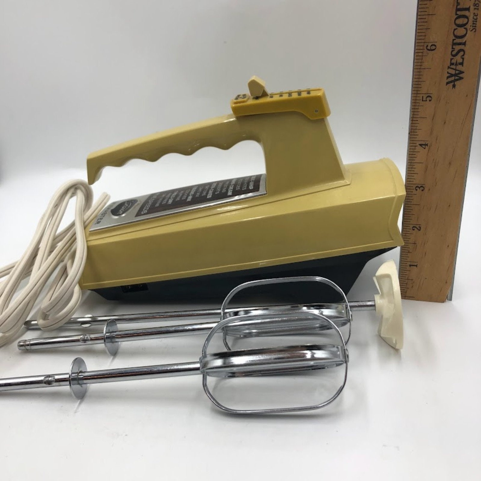 Vintage Midcentury Sunbeam Mixmaster Electric Hand Mixer - Etsy