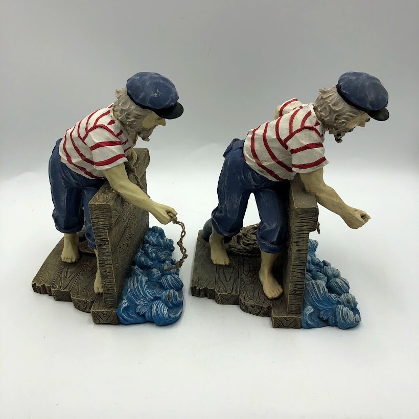 Beachcombers Nautical Seamen Figurine Set of 2 Beachcombers | Etsy