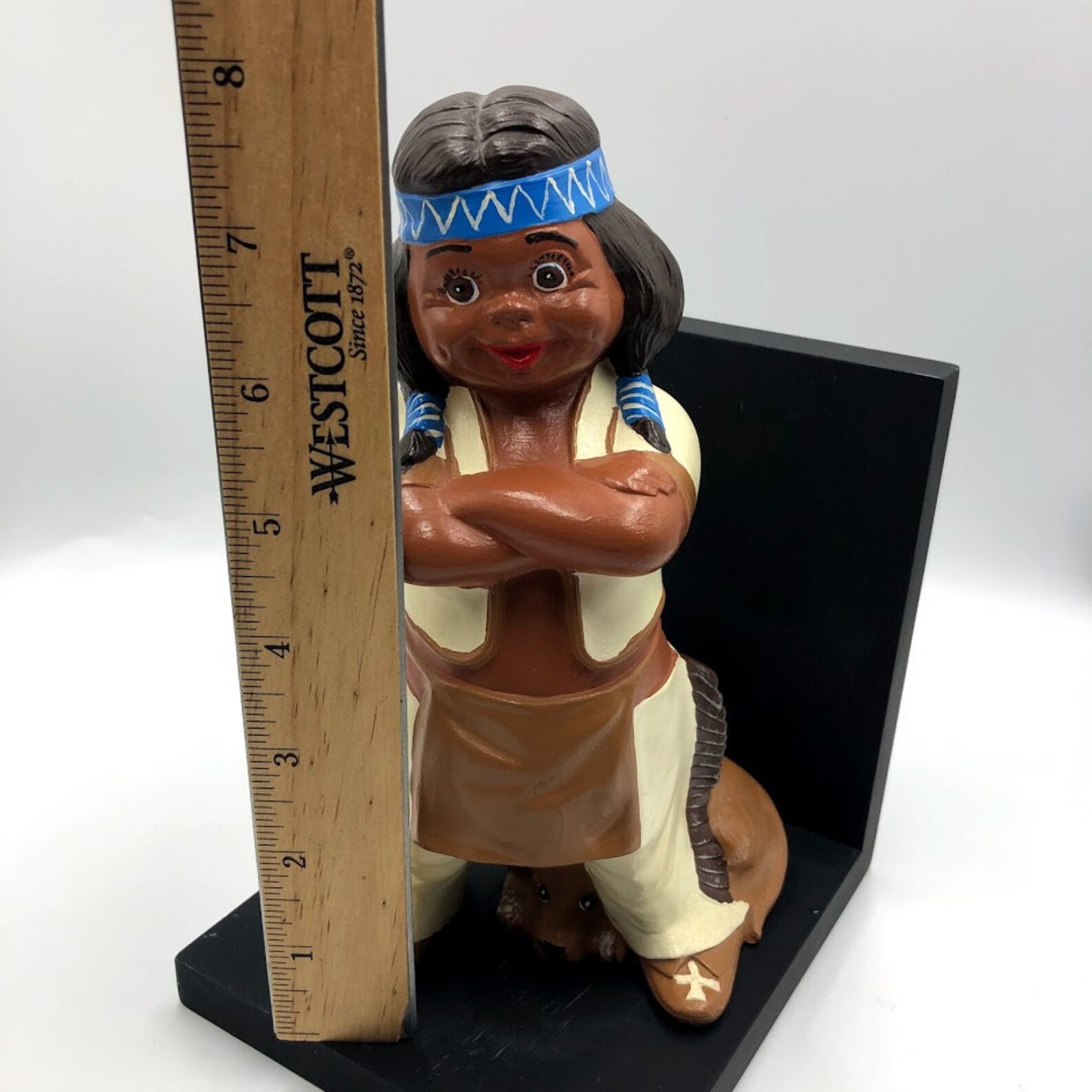Vintage Byron Molds Native American Girl With Dog Ceramic Figurine - Etsy