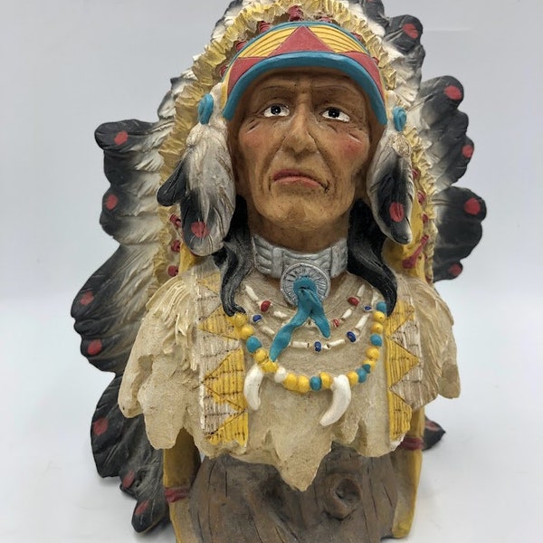 Native American Indian Statues - Etsy