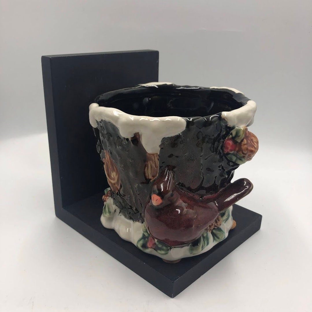 Vintage Tii Collections Ceramic Cardinal Planter Bird Collectible ...