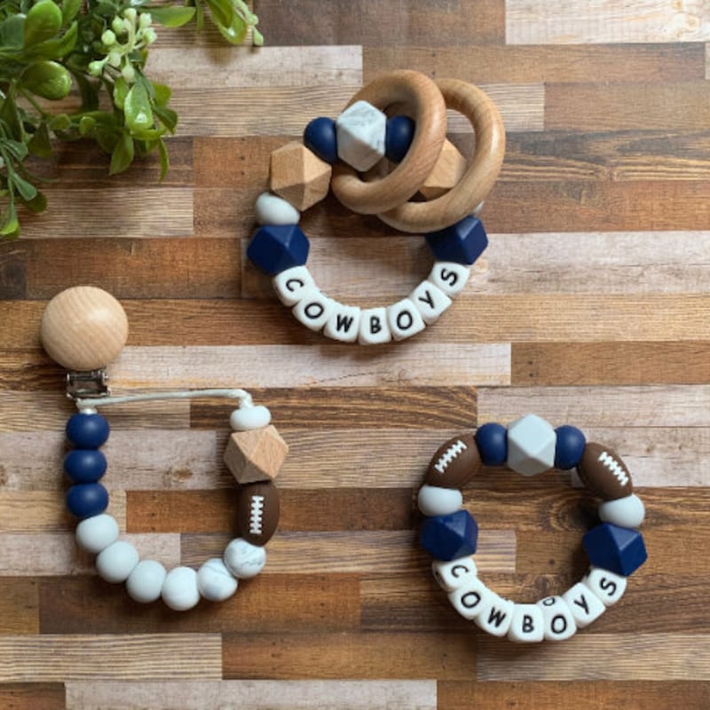Dallas Cowboy Baby Clip - Etsy