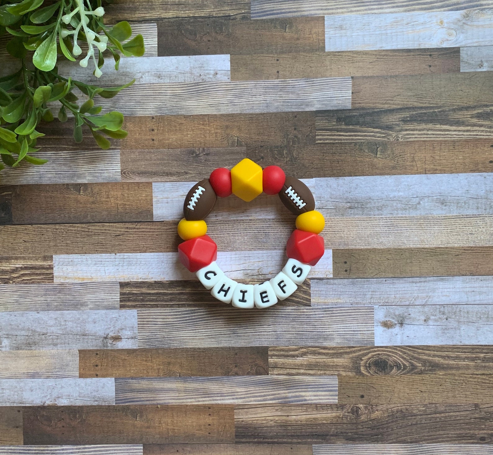 Kansas City Chiefs Toy Collection, Chiefs Baby Gift Pacifier Clip, Baby ...