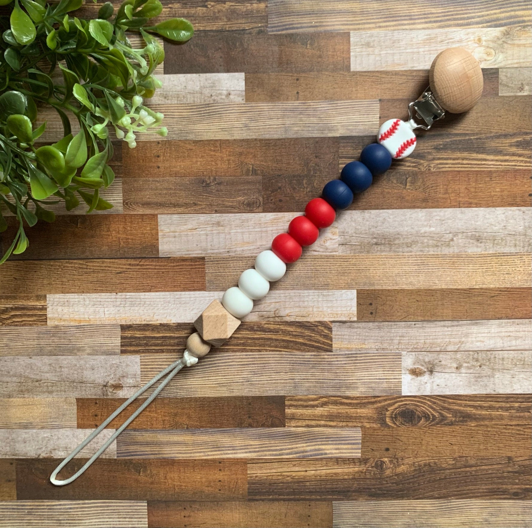 Boston Red Sox Toy Collection Pacifier Clip Rattle Baby | Etsy