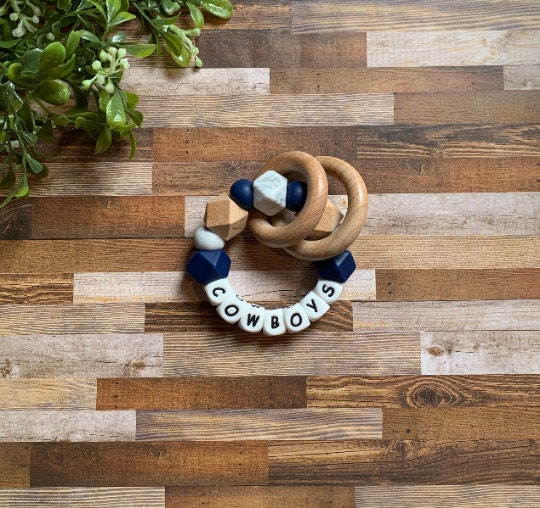Dallas Cowboys Toy Collection - Pacifier Clip - Rattle Toy - Go Cowboys ...