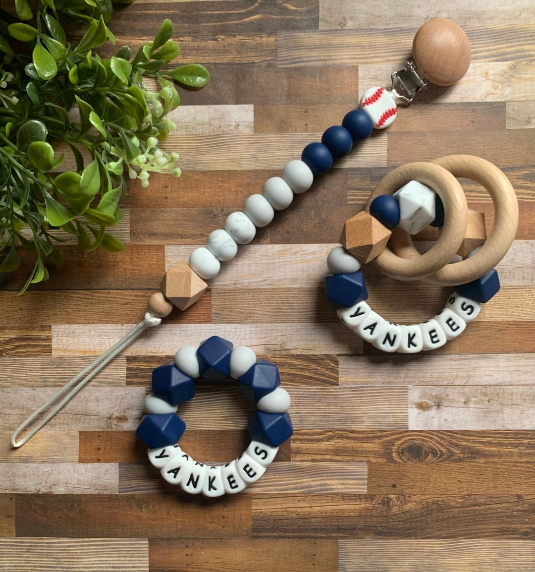 New York Yankees Collection - Baseball Clip - Baby Yankees Toy ...