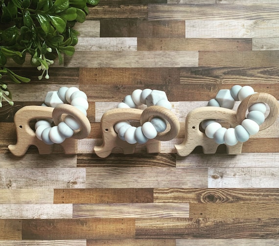 Elephant Rattle Toy Baby Elephant Coming Home Gift Gender - Etsy