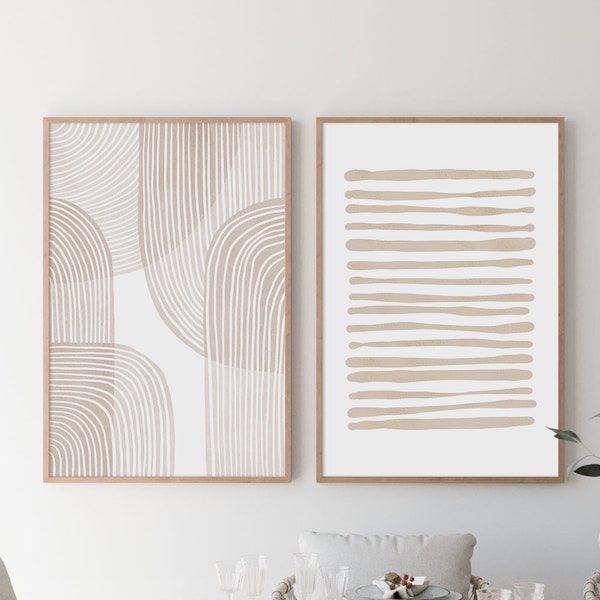 Neutral Color Art - Etsy