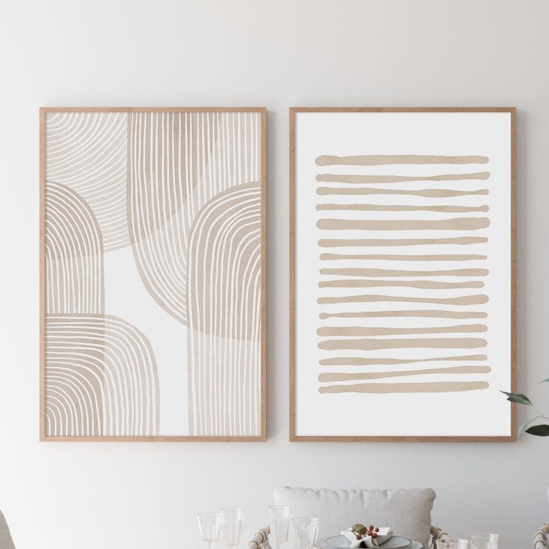 Neutral Posters - Etsy