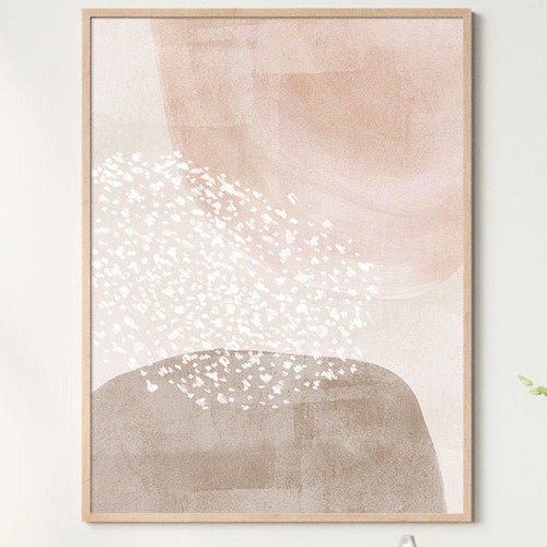 Modern Minimalist Print Neutral Art Print Beige Abstract - Etsy