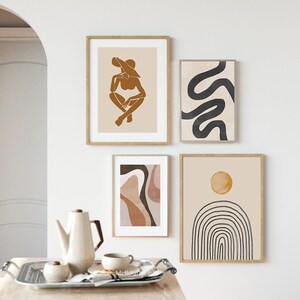 Wall Art Set Set of 4 Prints Boho Decor Art Set Prints - Etsy