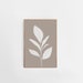 Beige Modern Leaf Print Leaf Illustration Print Tropical - Etsy