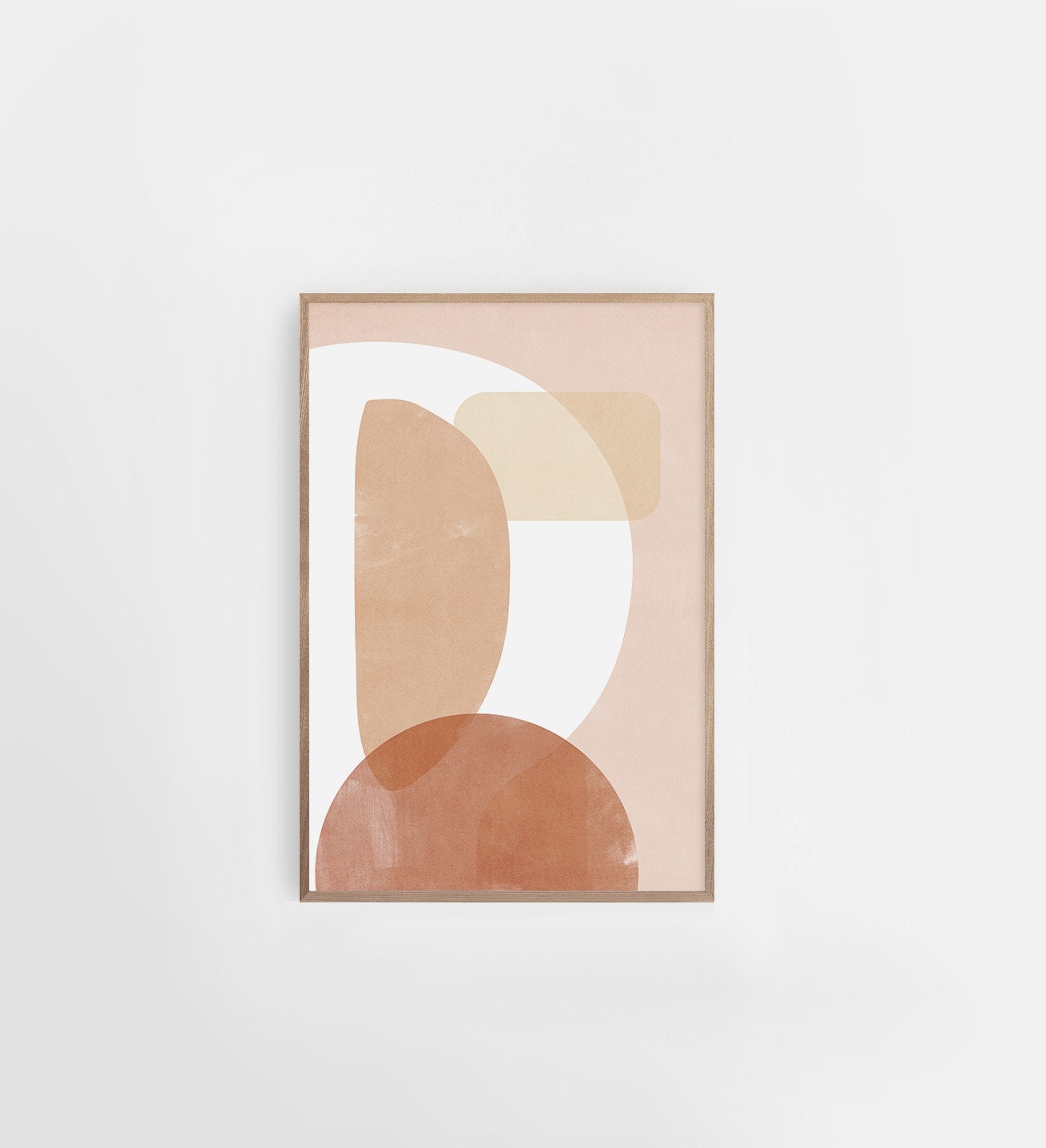 Modern Pastel Art Print Digital Print Neutral Wall Art Boho | Etsy