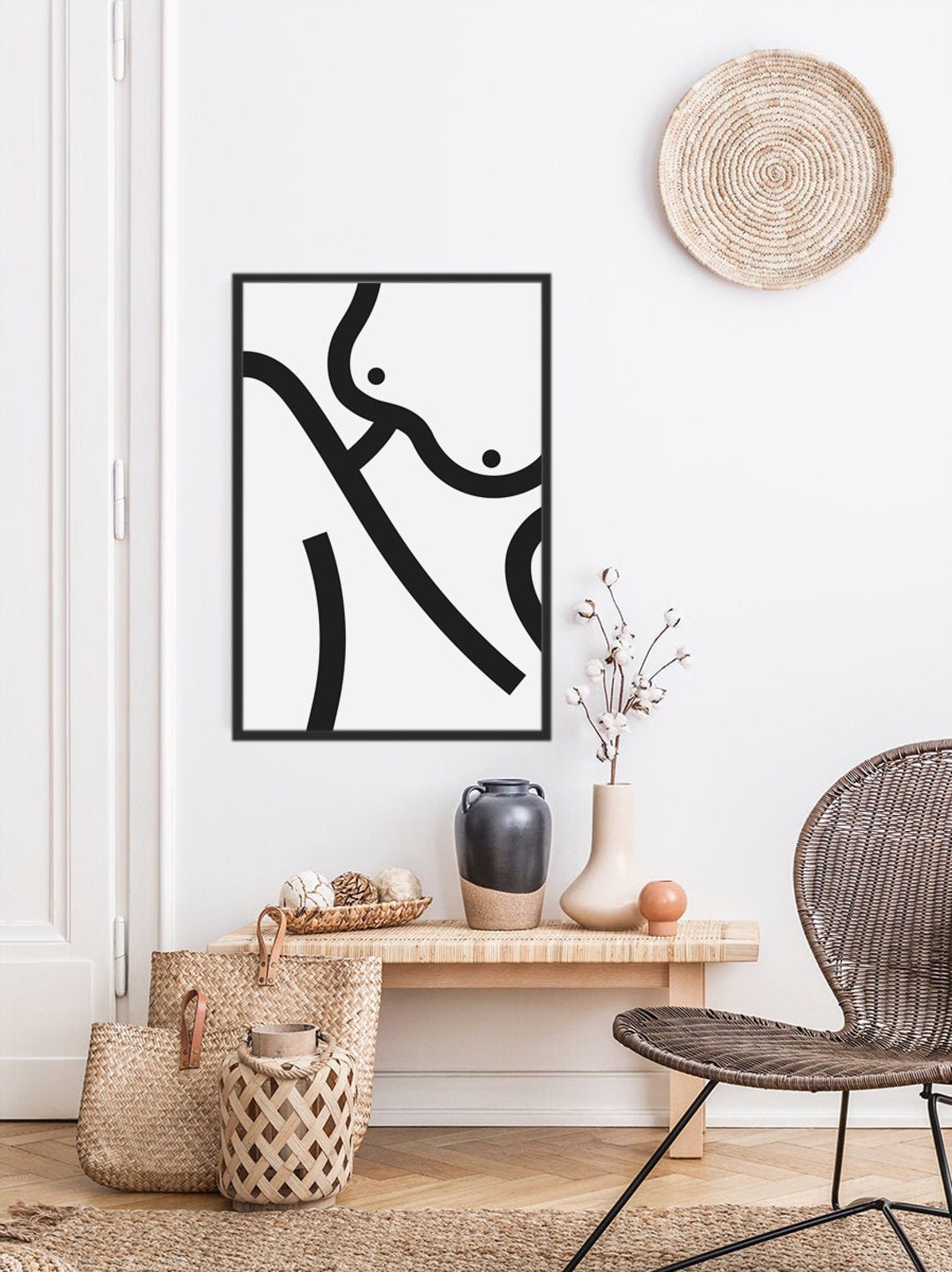 Abstract Woman Line Art Print Abstract Wall Art Modern Wall - Etsy
