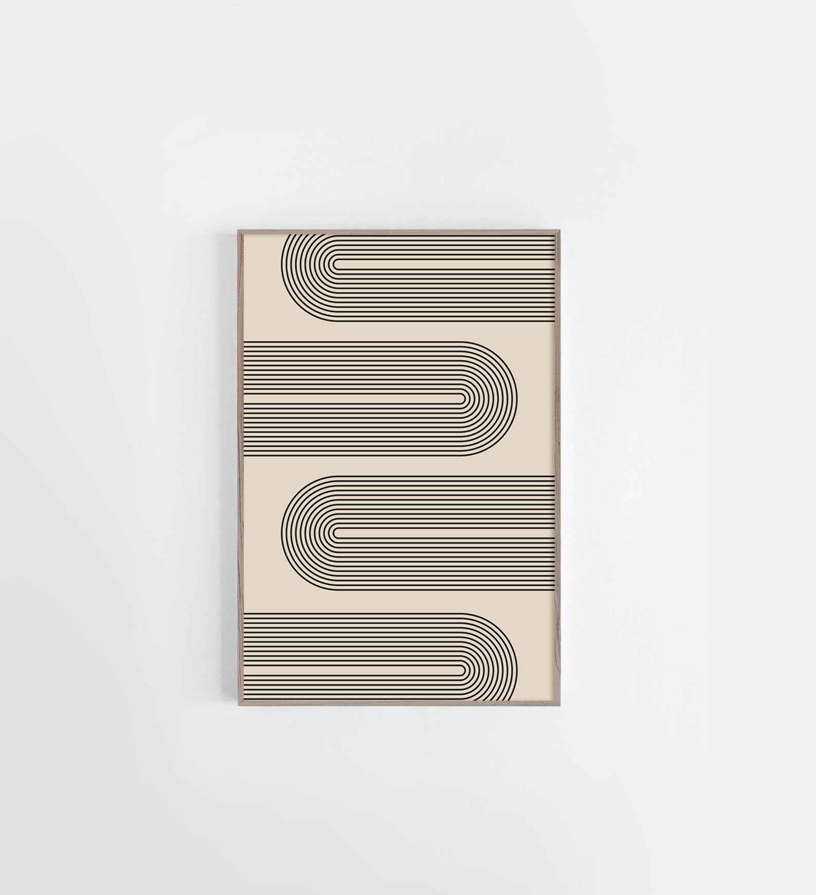 Beige Black Arch Print Modern Arch Line Art Modern Abstract - Etsy